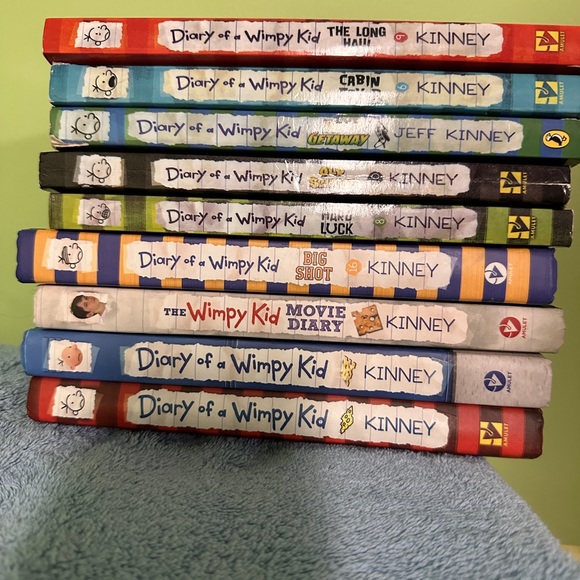 Patrick Kinney | Other | Lot Of 9 Diary Of A Wimpy Kid By Patrick ...
